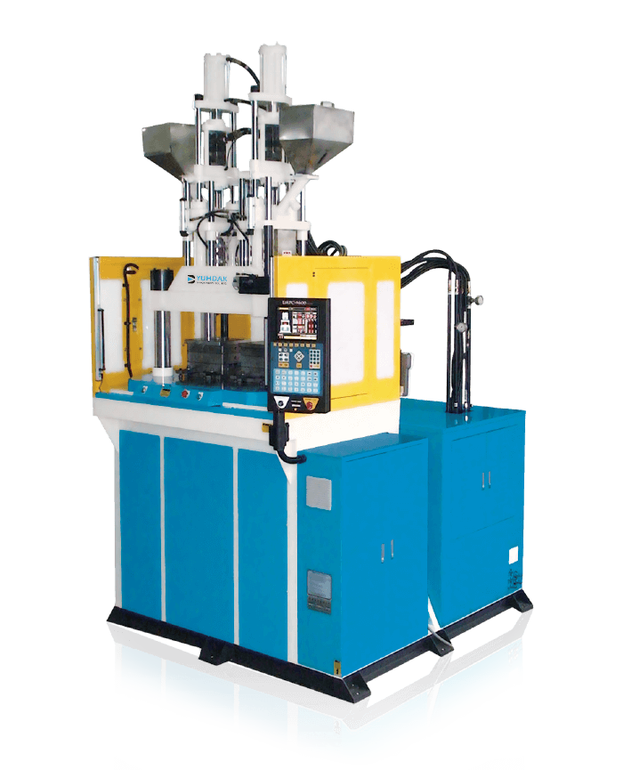 Vertical Double Injection Molding Machine for Two Color | Yuh-Dak